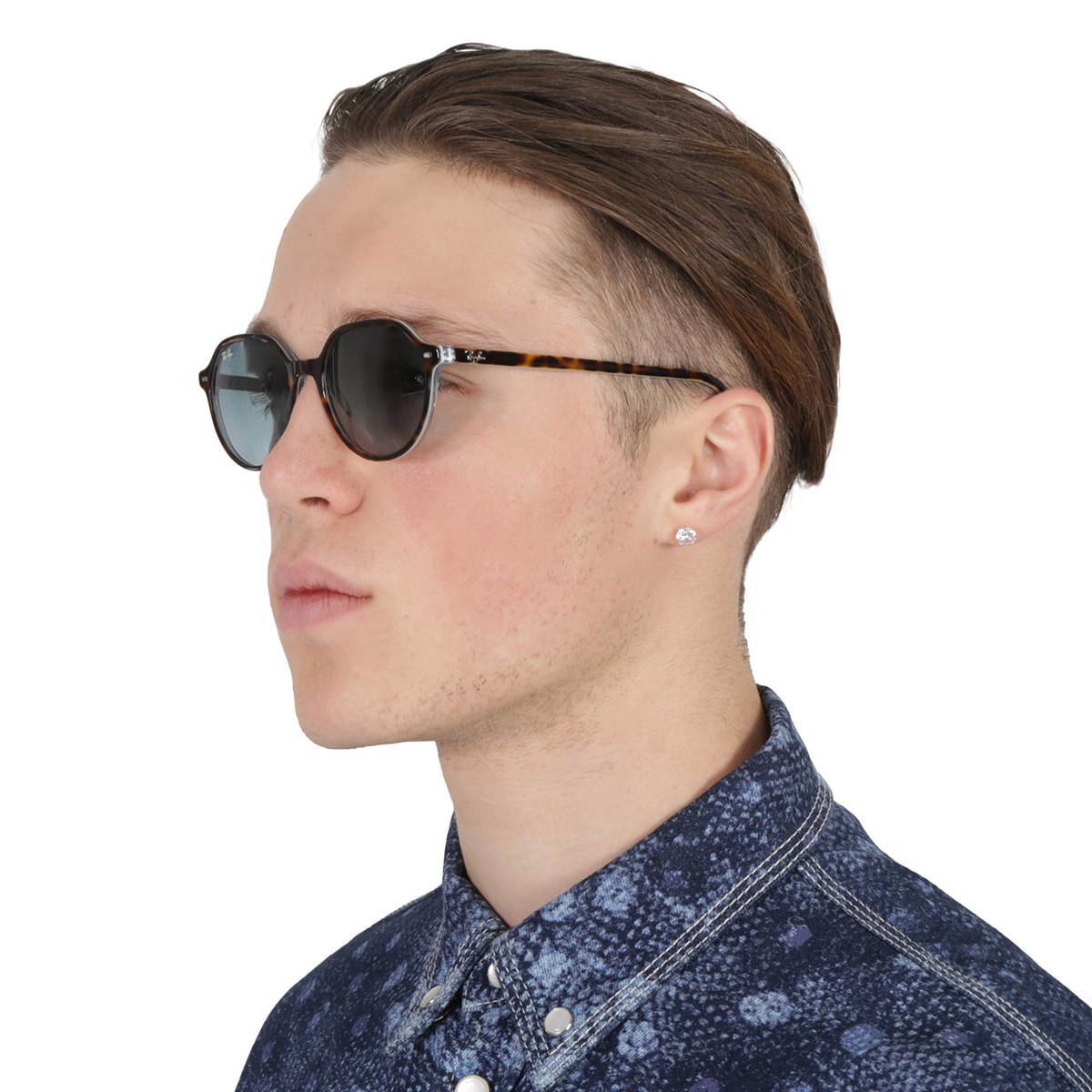 Ray-Ban Thalia Blue Gradient Square Unisex Sunglasses RB2195 13163M 51 ...