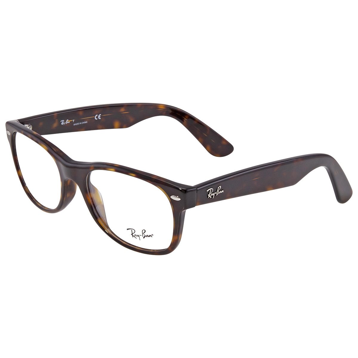 Ray-Ban Transparent Square Unisex Eyeglasses RX5184 2012 54 ...