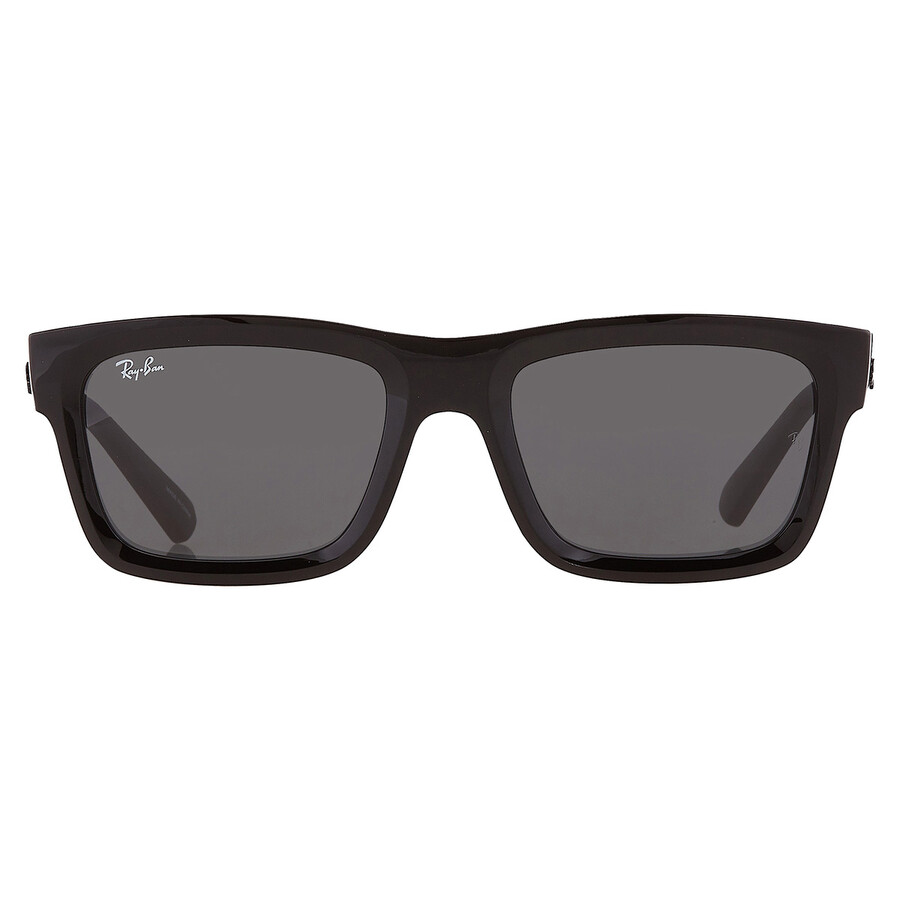 Ray-Ban Warren Bio Based Dark Grey Rectangular Unisex Sunglasses RB4396 ...