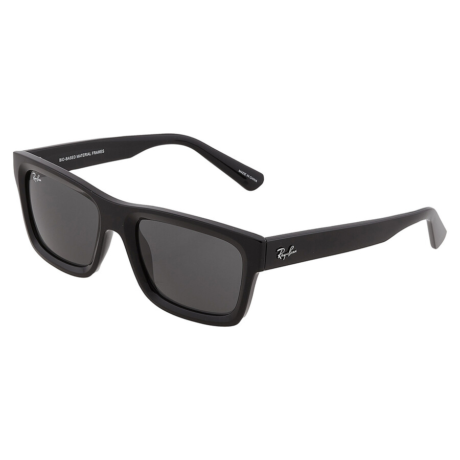 Ray-Ban Warren Bio Based Dark Grey Rectangular Unisex Sunglasses RB4396 ...