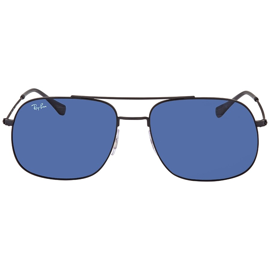 Ray-Ban RayBan Andrea Dark Blue Square Sunglasses RB3595 90148059 ...