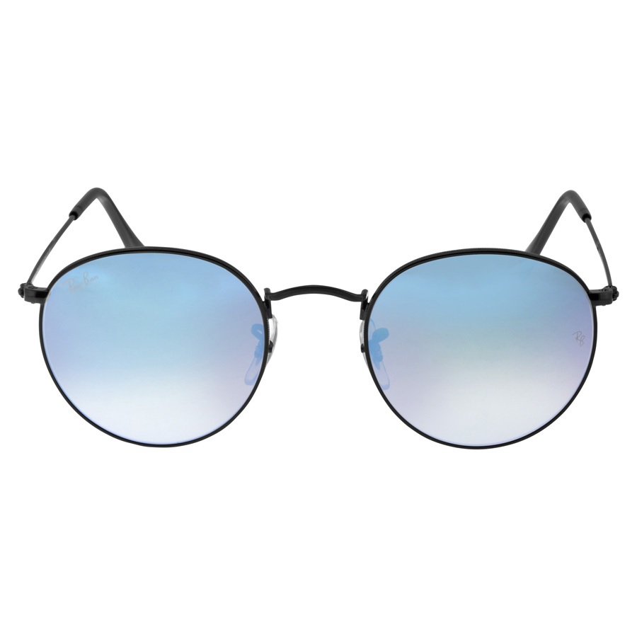 Ray-Ban Ray-Ban Round Blue Gradient Flash Sunglasses RB3447 002/4O 50 ...