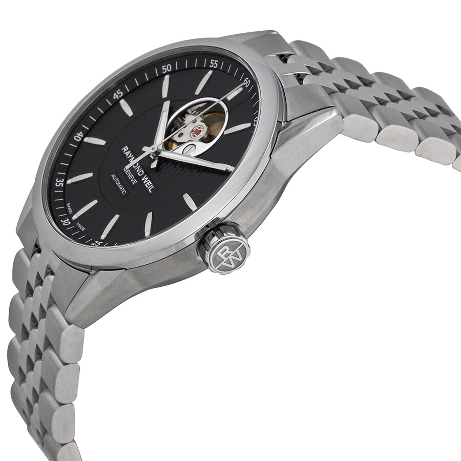 Raymond Weil Freelancer Automatic Open Balance Wheel Men's Watch 2710 ...