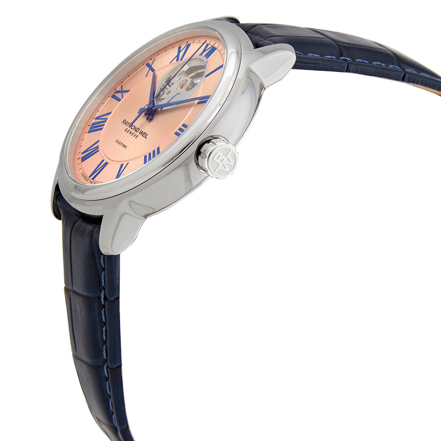 Raymond Weil Maestro Automatic Salmon Pink Dial Men's Watch 2227 -STC ...