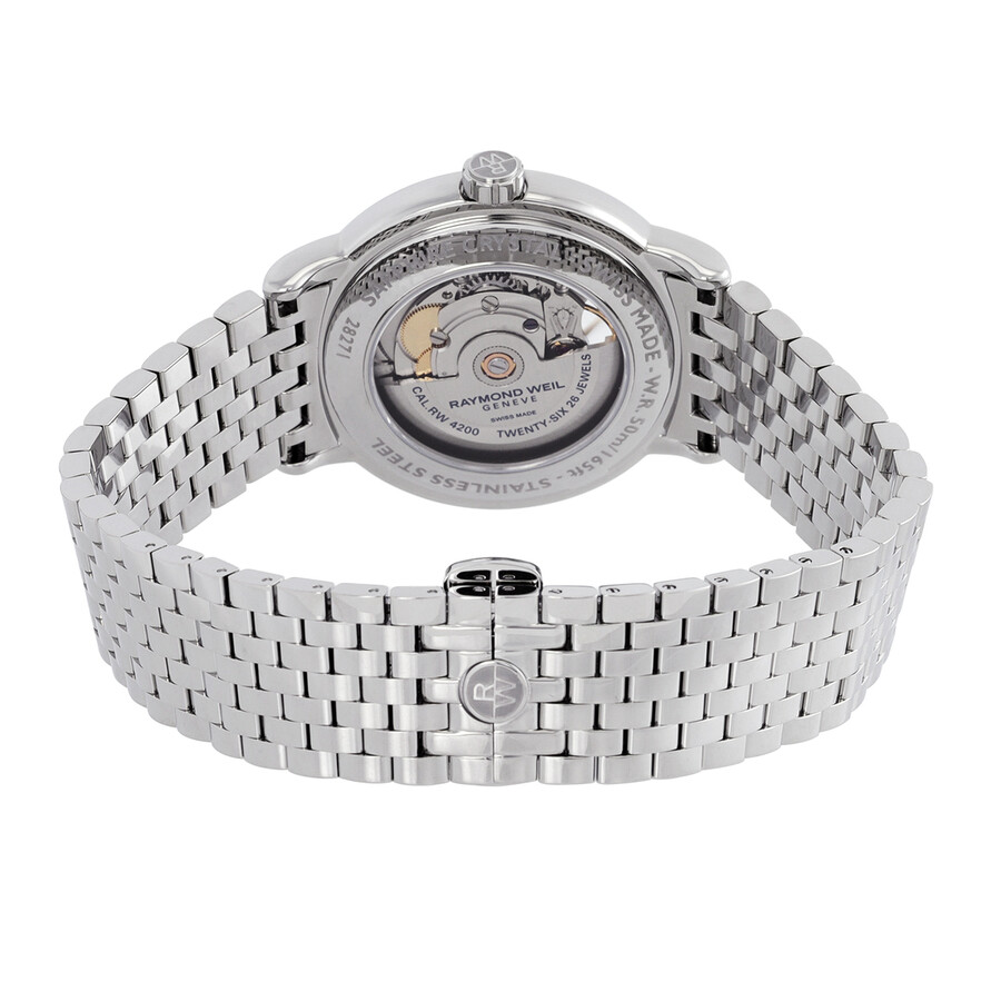 Raymond Weil Maestro Automatic White Dial Men's Watch 2827-ST-00308 ...
