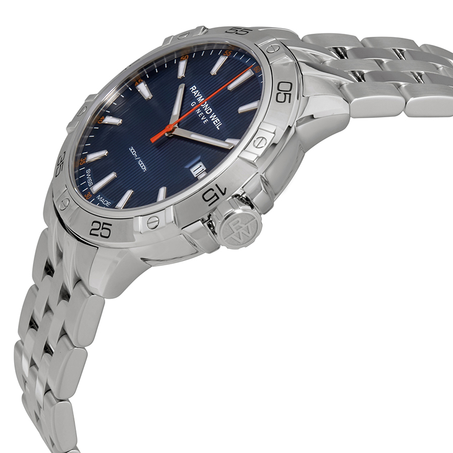 Raymond Weil Tango Blue Dial Men's Watch 8160-ST2-50001 7611784039747 ...