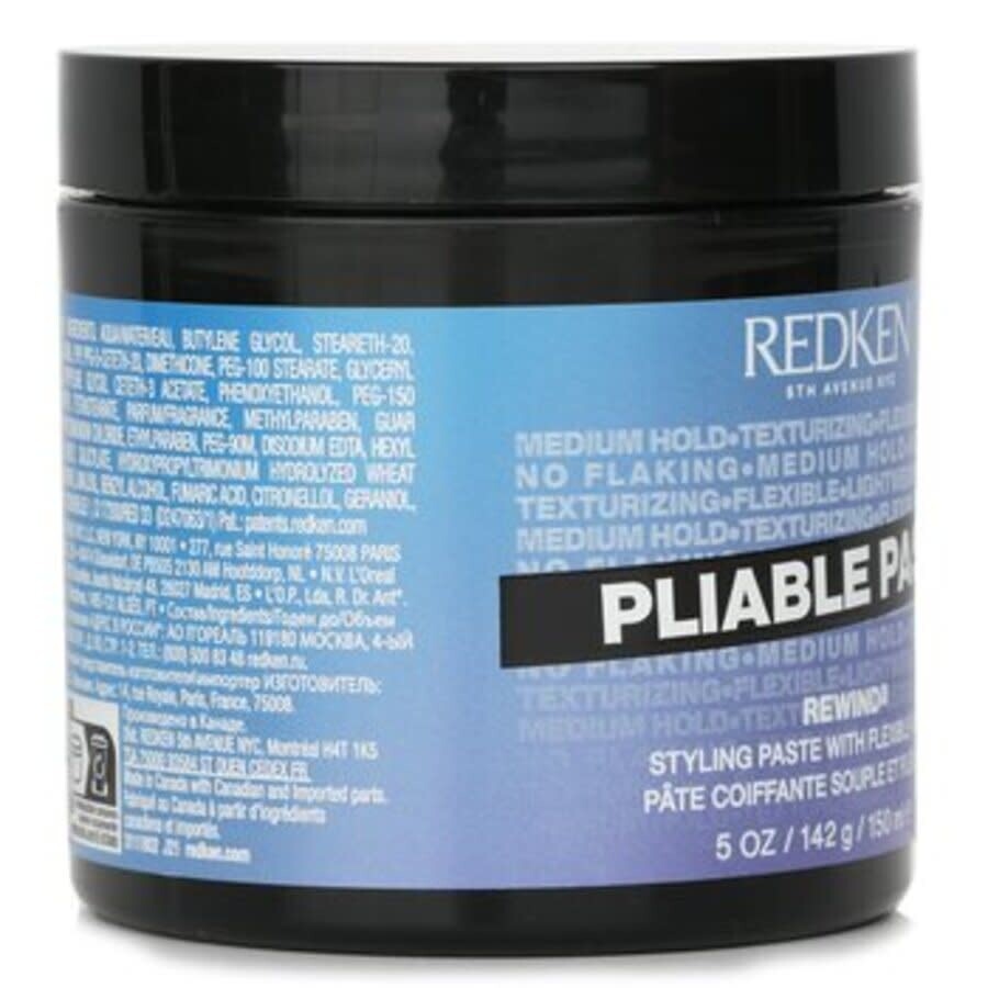 Redken Pliable Paste Versatile Styling Paste with Flexible Hold 5 oz Hair Care 884486497895 ...