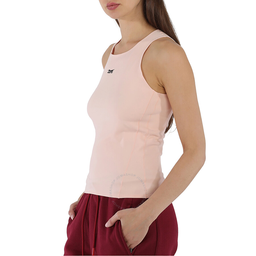 Reebok X Victoria Beckham Ladies Coralglow Crewneck Fitted Tank Top ...