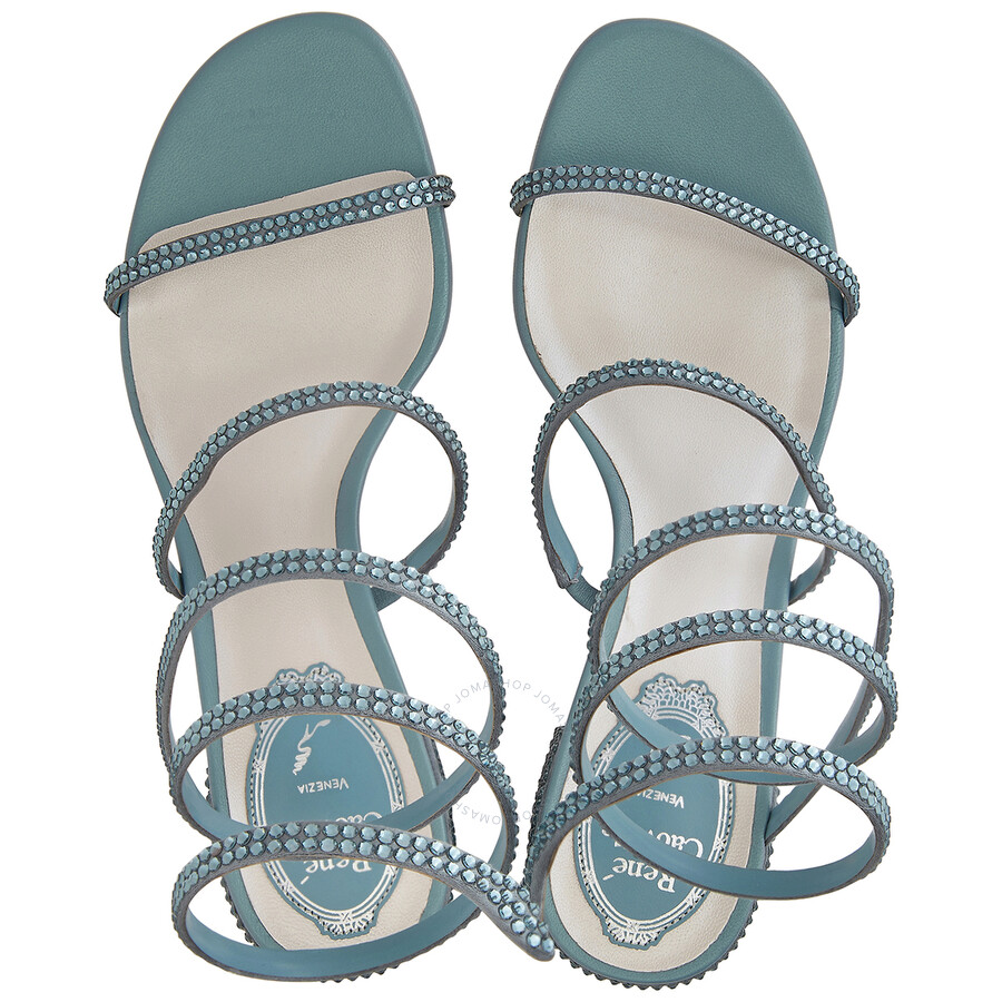 Rene Caovilla Cleo Strap Sandals, Brand Size 35 ( US Size 5 ) C08671 ...