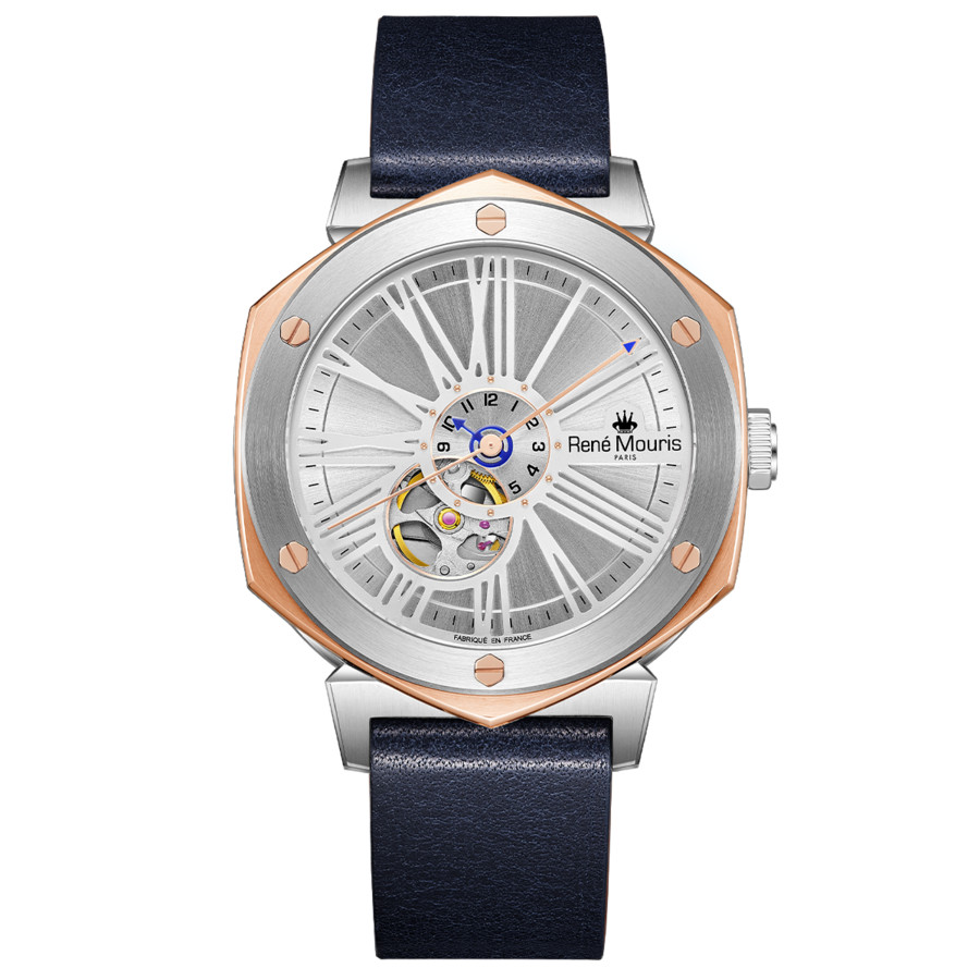 Rene Mouris Mythique Le Monde Automatic Silver Dial Men's Watch ...