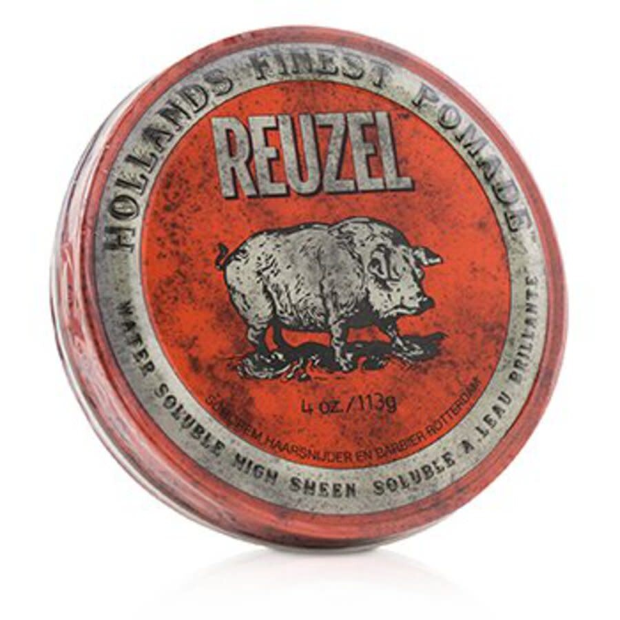 Reuzel - Red Pomade (Water Soluble, High Sheen) 113g/4oz 879546019506 ...