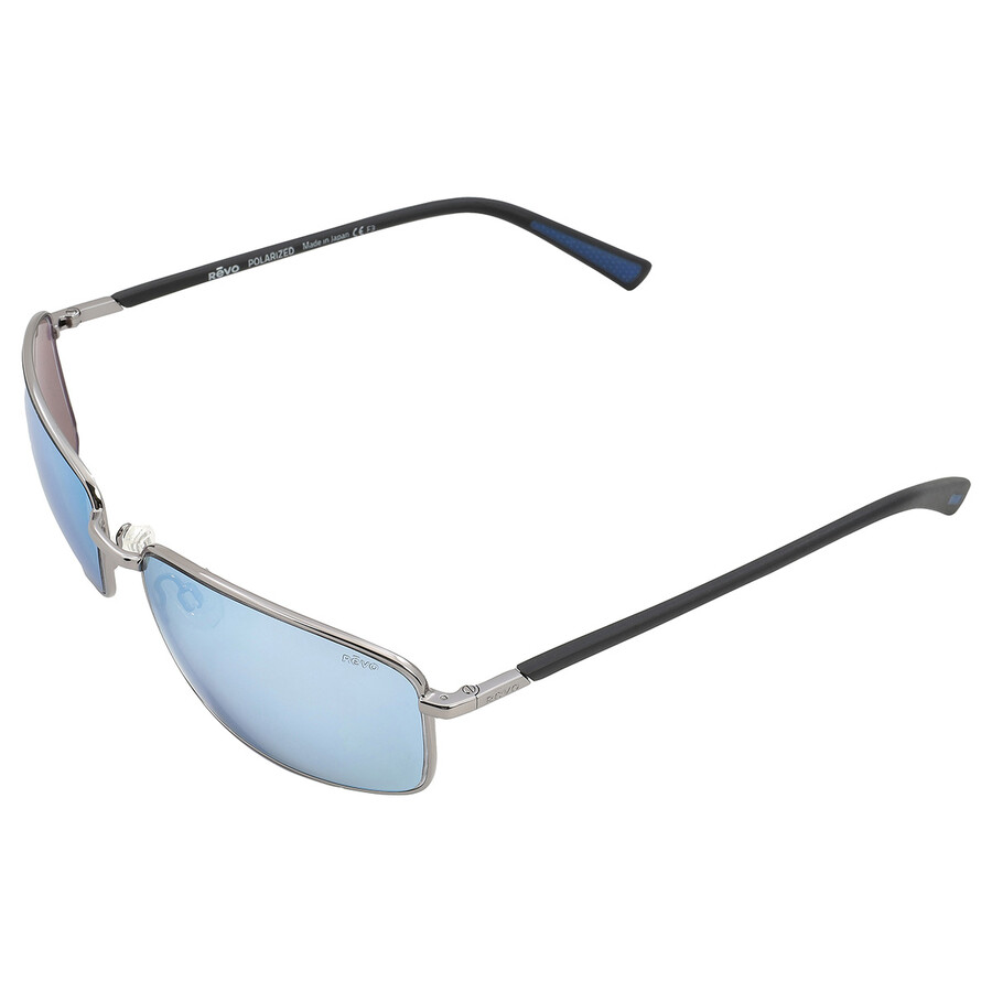 Revo Tate Blue Water Polarized Rectangular Men's Sunglasses RE 1079 00 ...