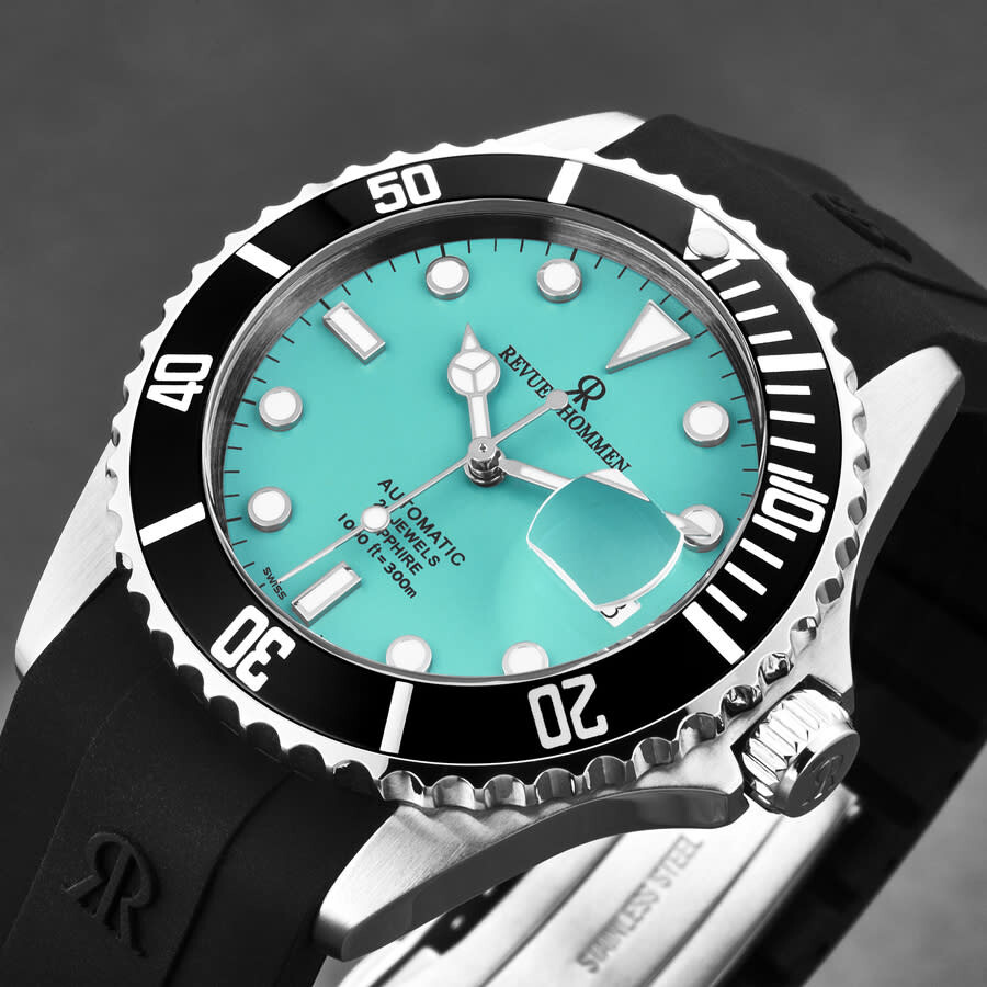 Revue Thommen Diver Automatic Green Dial Men's Watch 17571.2831 ...