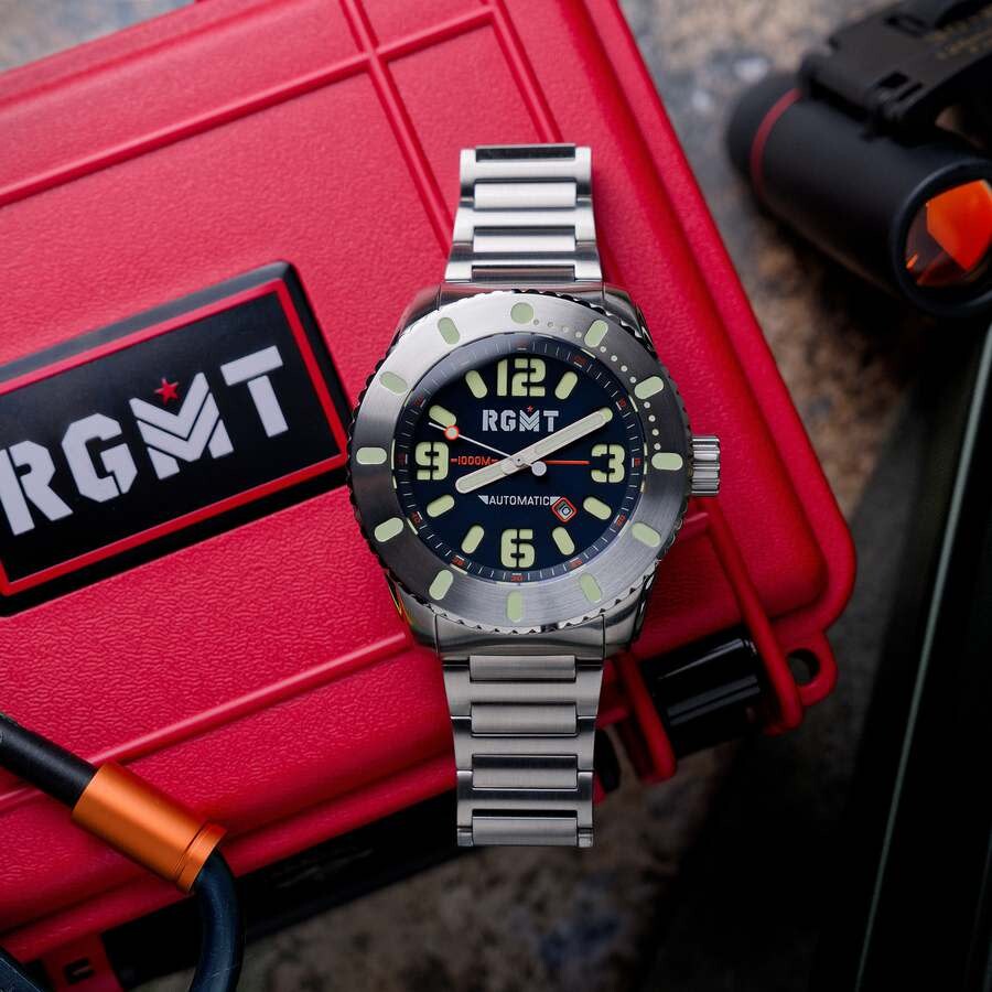 Rgmt All Brite Automatic Silver Dial Men's Watch RG-8053-33 ...