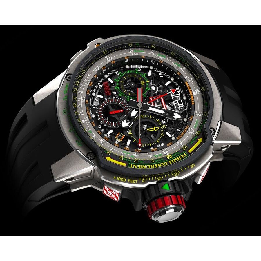 Richard Mille Chronograph Automatic Black Dial Men's Watch RM39-01 - Watches, Rm39-01 - Jomashop