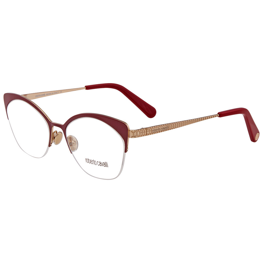 Roberto Cavalli Ladies Red Oval Eyeglass Frames RC5111 28 53 ...