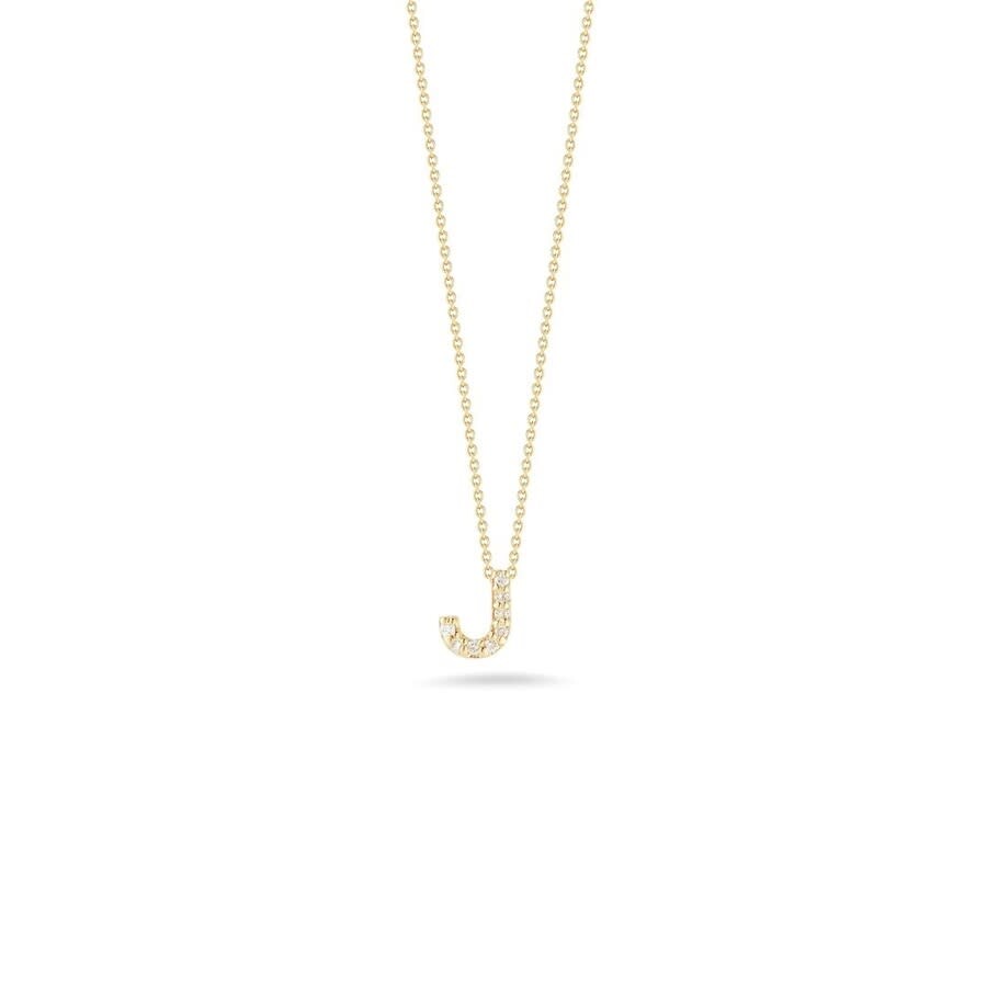 Roberto Coin Love Letter J Pendent with Diamonds 001634AYCHXJ - Jewelry ...
