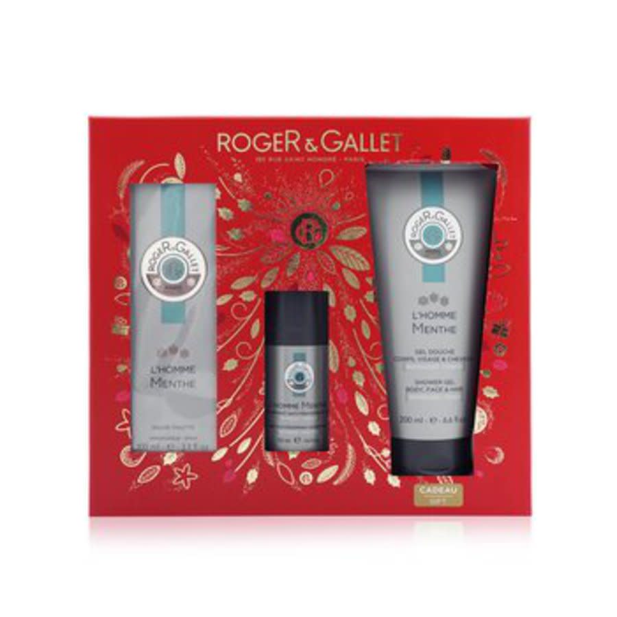 Roger & Gallet Men's L'Homme Menthe Coffret Gift Set Fragrances ...