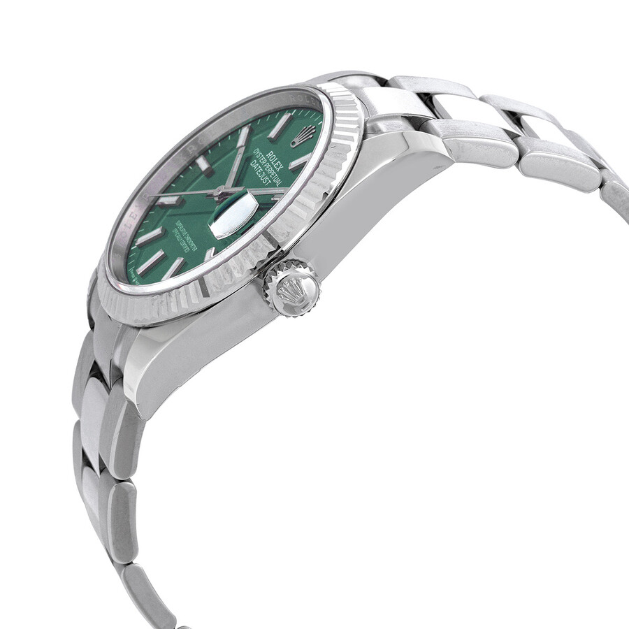 Rolex Datejust 36 Mint Green Dial Automatic Men's Oyster Watch M126234 ...