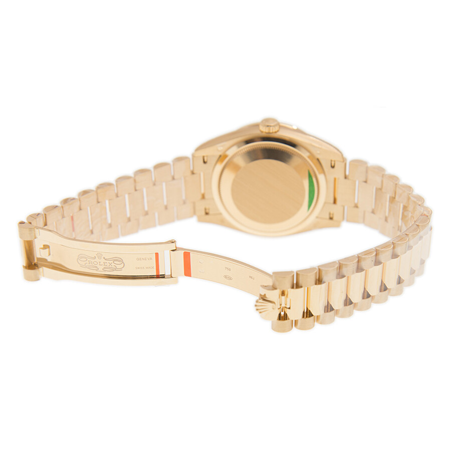 Rolex Day-Date 36 Diamond Pave Rainbow Dial 18kt Yellow Gold President ...