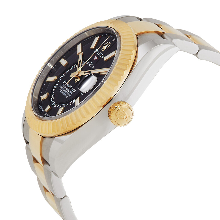 Rolex Sky-Dweller GMT Automatic Chronometer Black Dial Men's Watch ...