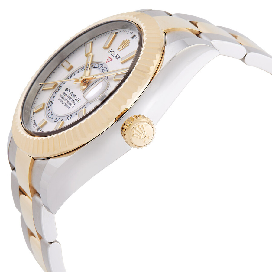 Rolex Sky-Dweller GMT Automatic Chronometer White Dial Men's Watch ...