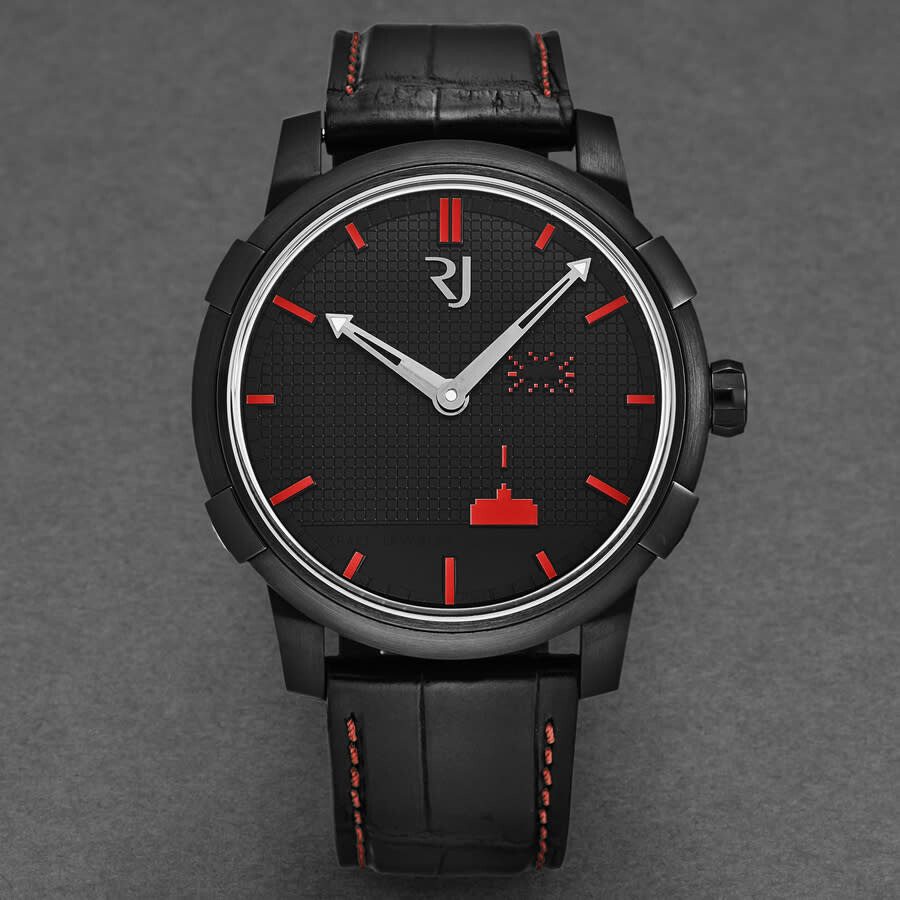 Romain Jerome Space Invader Automatic Black Dial Men's Watch RJMAU.020. ...