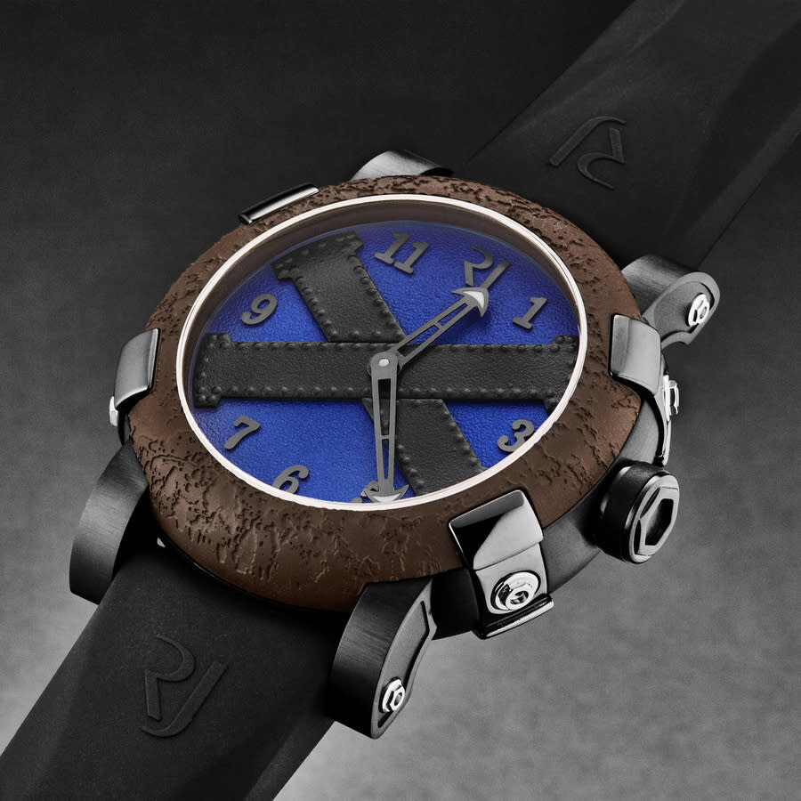 Romain Jerome Titanic A La Grande Automatic Blue Dial Men's Watch RJ.TG.AU.502.20 - Watches ...