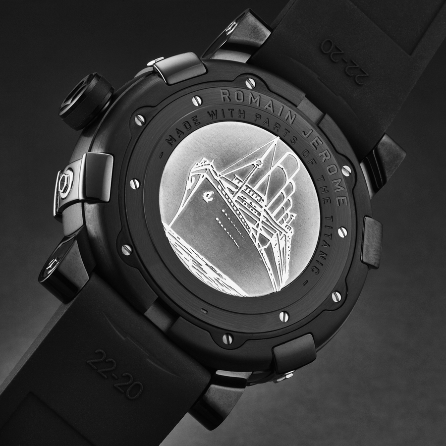 Romain Jerome Titanic Automatic Black Dial Men's Watch RJ.TI.AD.103.20 ...