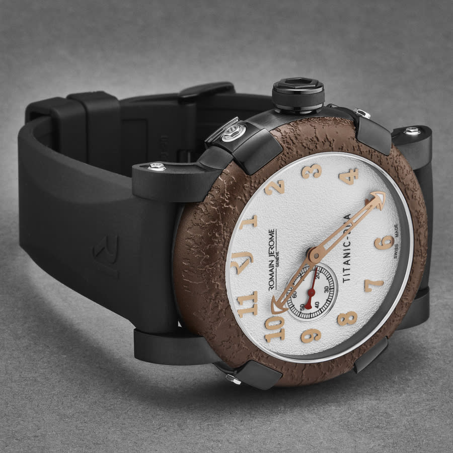 Romain Jerome Titanic Automatic White Dial Men's Watch RJ.TI.AU.203.20 ...