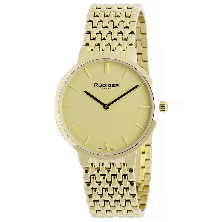 Rudiger Kassel Gold Dial Men's Watch R2400-02-002B 840840103116 ...