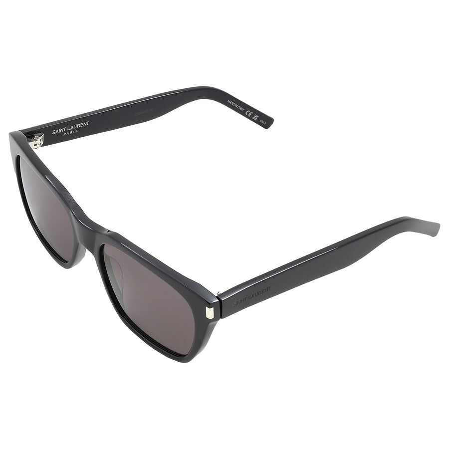 Saint Laurent Black Square Men's Sunglasses SL 598 001 56 889652429762 ...