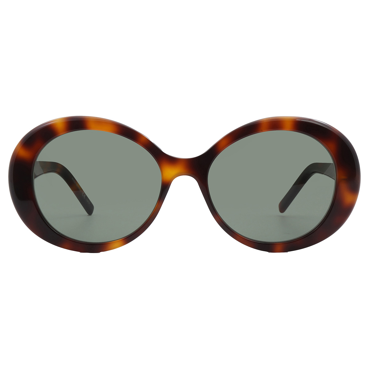 Saint Laurent Green Round Ladies Sunglasses SL 419-002 56 889652320151 ...