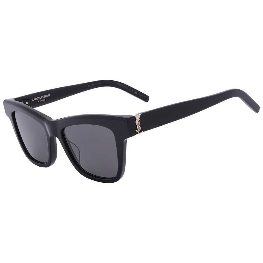 Saint Laurent Polarized Grey Square Ladies Sunglasses SL M106 005 52 ...