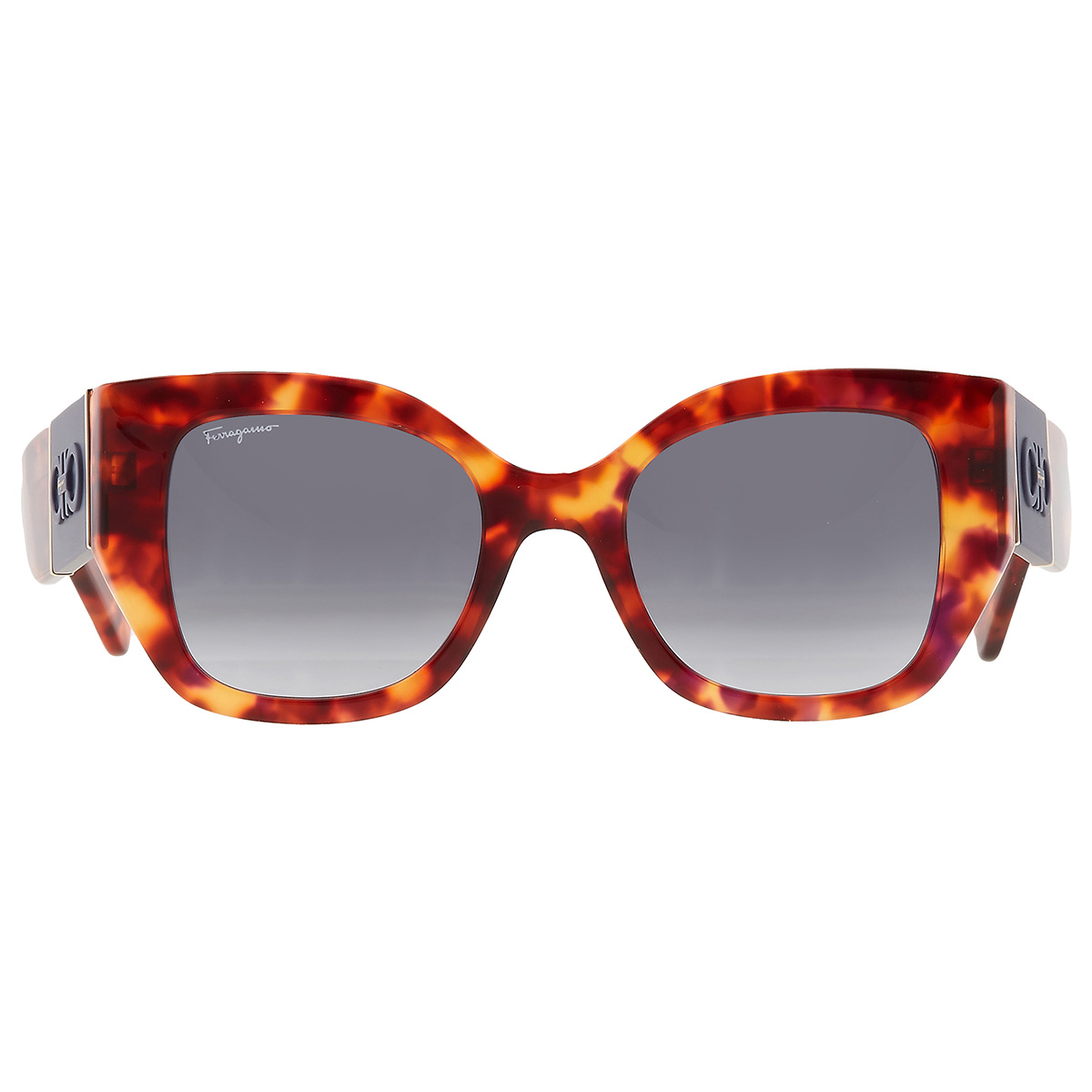 Salvatore Ferragamo Blue Gradient Square Ladies Sunglasses SF1045S 609 ...