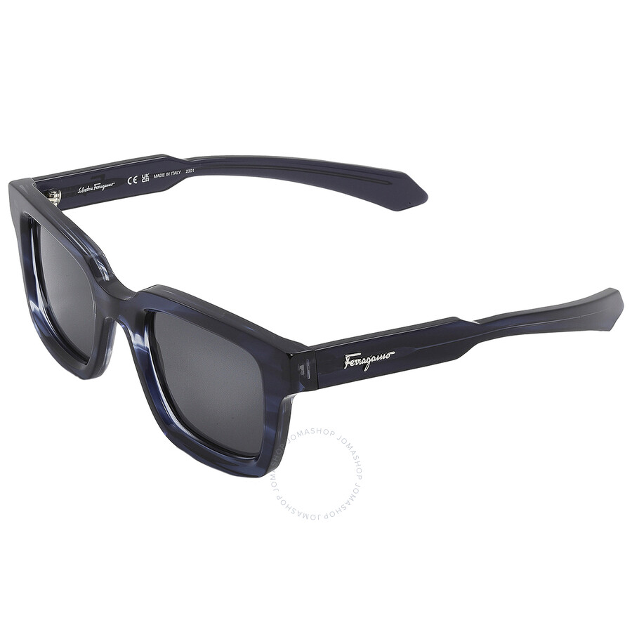Salvatore Ferragamo Blue Square Mens Sunglasses Sf1064s 422 48