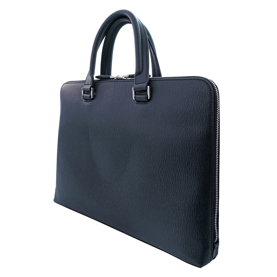 Ferragamo Salvatore Ferragamo Deep Ocean Briefcase 24A515 744738 ...