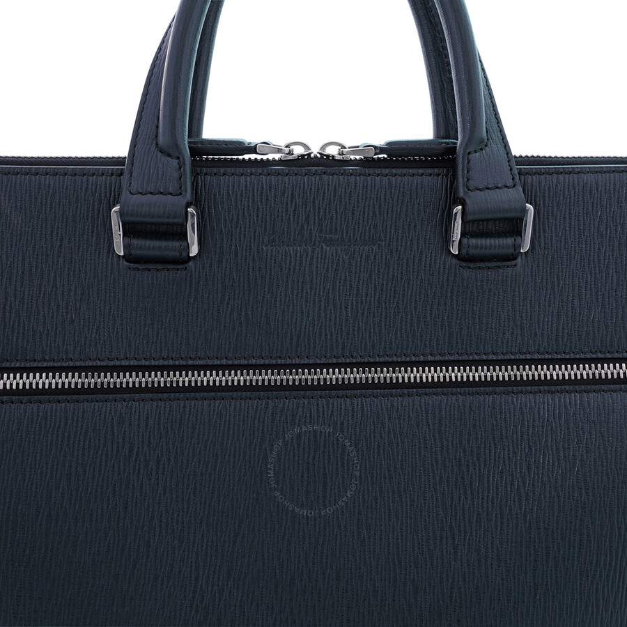 Ferragamo Salvatore Ferragamo Deep Ocean Briefcase 24A515 744738 ...