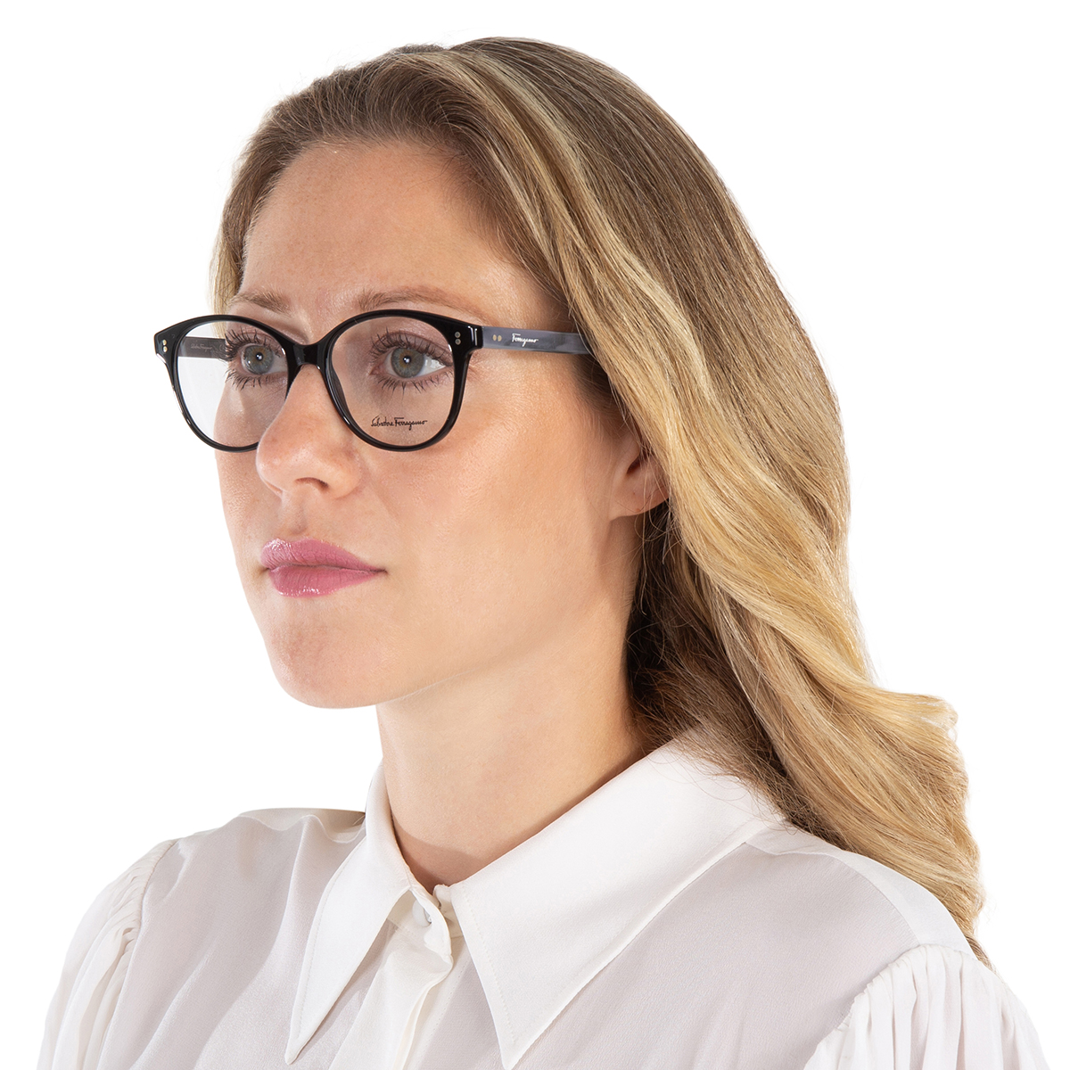 Salvatore Ferragamo Demo Round Ladies Eyeglasses SF2911 004 53 ...