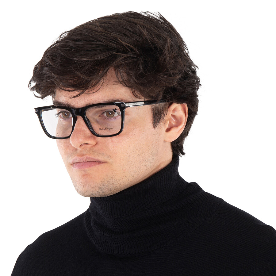 Salvatore Ferragamo Demo Square Men's Eyeglasses SF2959 001 55 ...