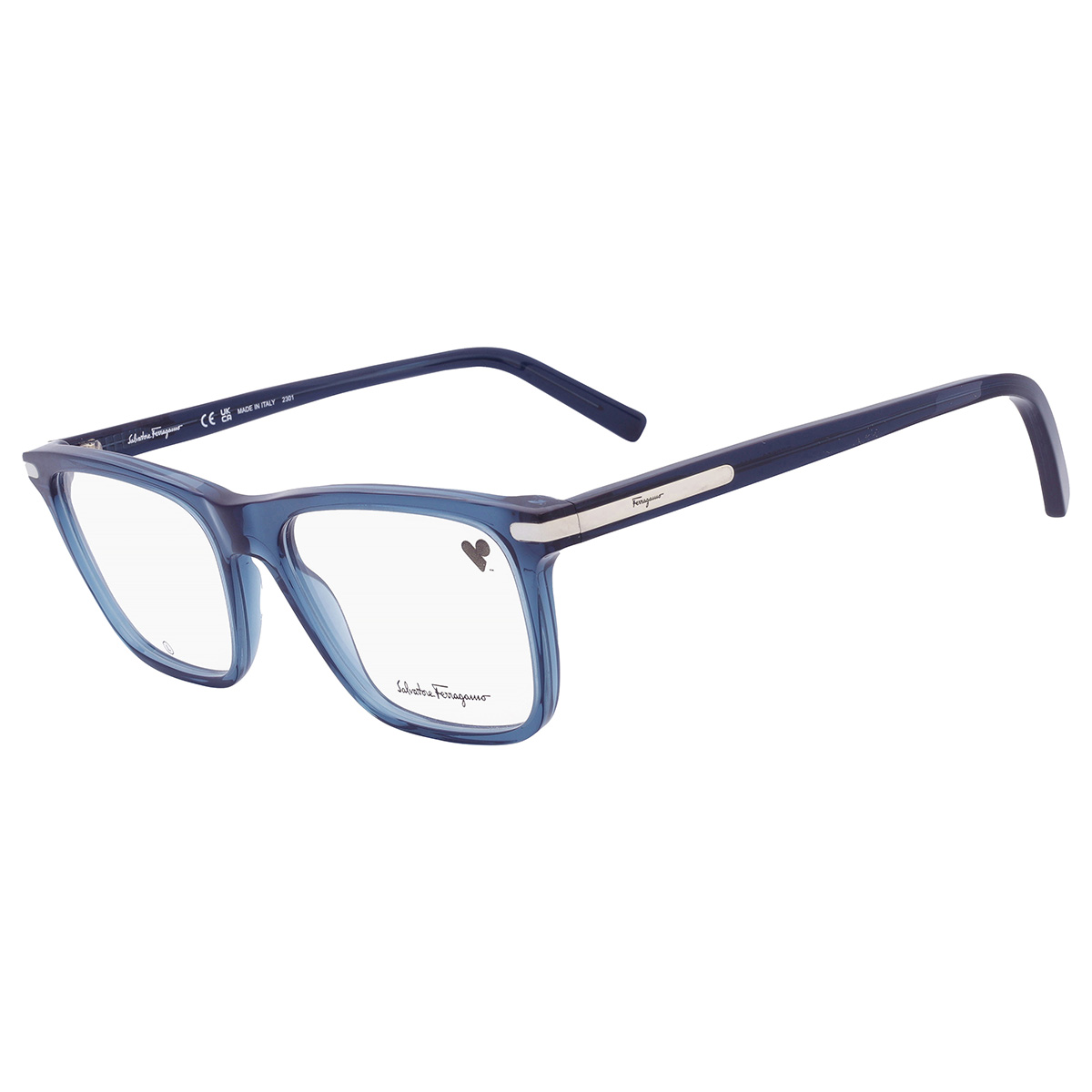 Salvatore Ferragamo Demo Square Men's Eyeglasses SF2959 414 55 ...