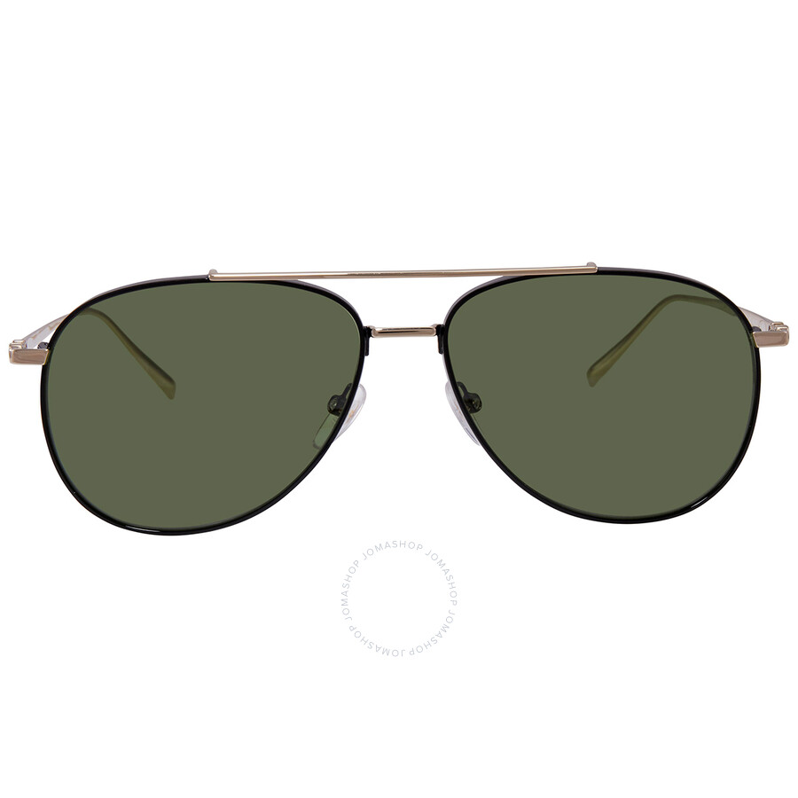Salvatore Ferragamo Green Pilot Mens Sunglasses Sf201s 733 60