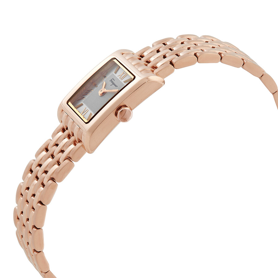 Ferragamo Lace Quartz Silver Dial Ladies Watch SFRR00222 - Watches ...