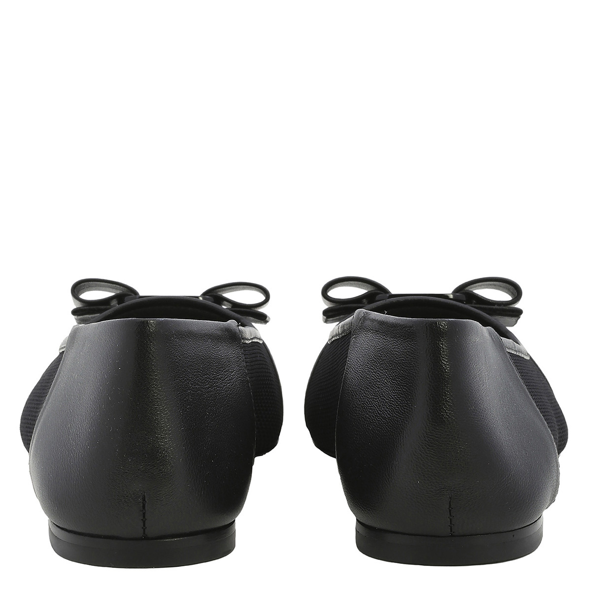 Ferragamo Salvatore Ferragamo Ladies Black Anz Vara Bow Bi-Material ...