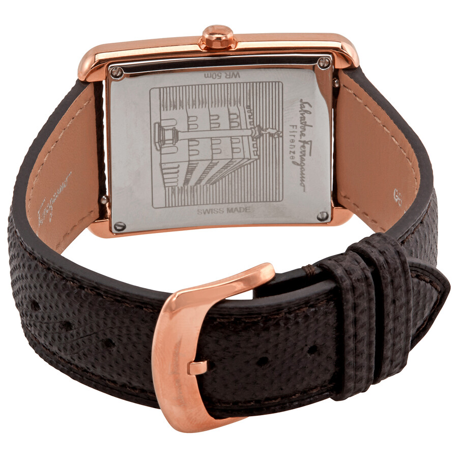 Salvatore Ferragamo Portrait Gent Quartz White Dial Watch SFDR00319 ...