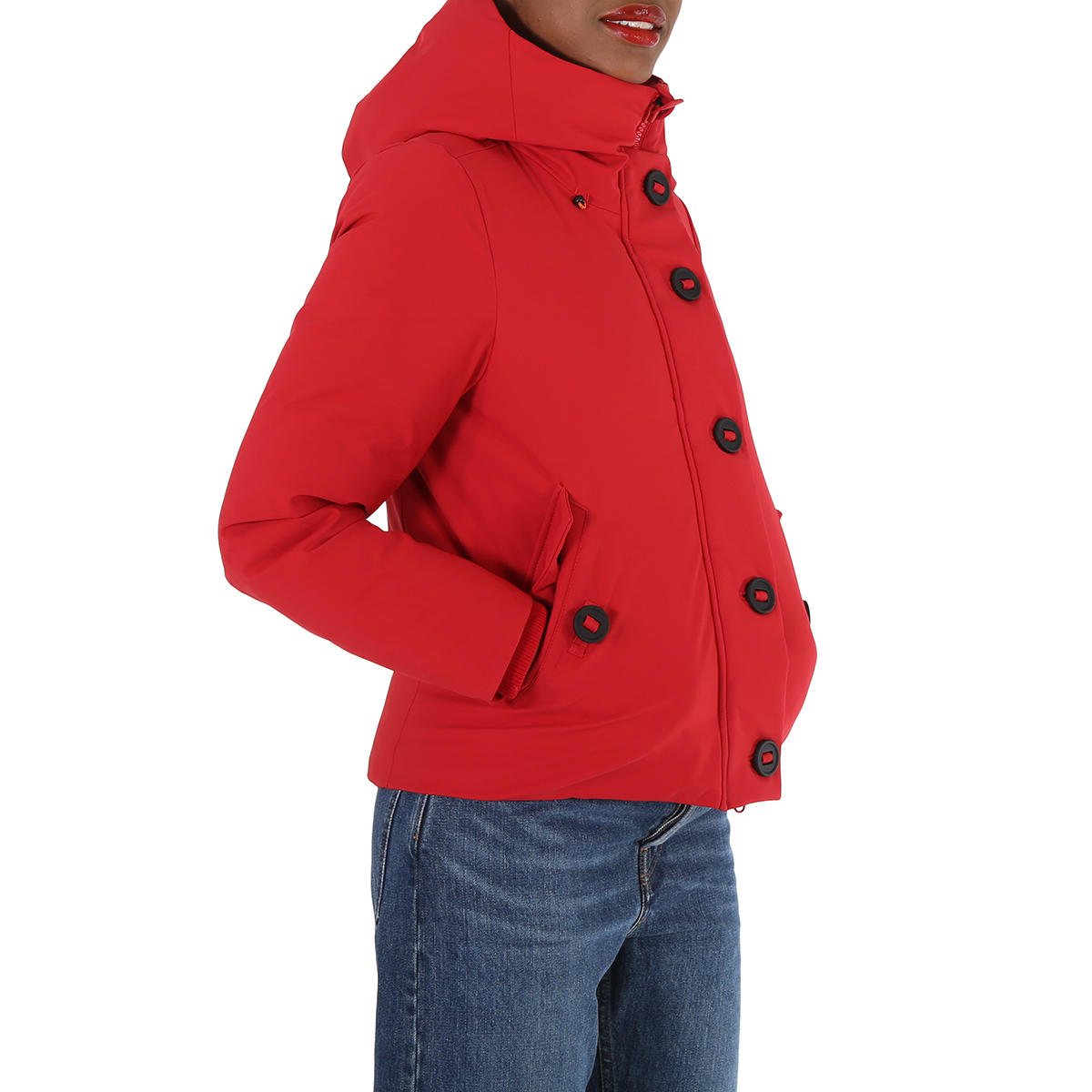 Save The Duck Ladies Flame Red Shanon Padded Jacket, Brand Size 0 (X ...