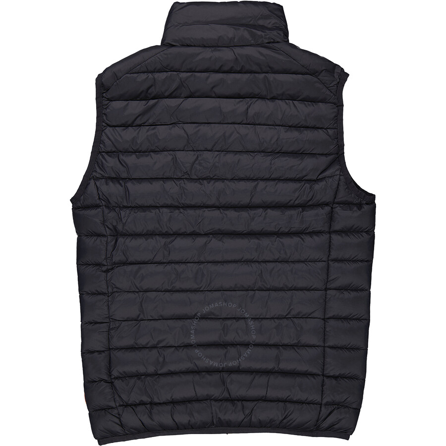 Save The Duck Men's Black Adam Icon Puffer Vest, Size Medium D82410M ...