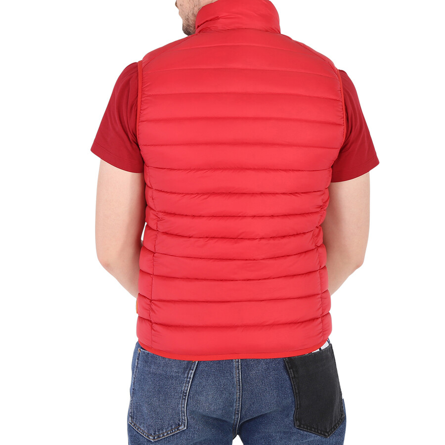 Save The Duck Men's Tango Red Adam Icon Puffer Vest, Size Small D82410M ...