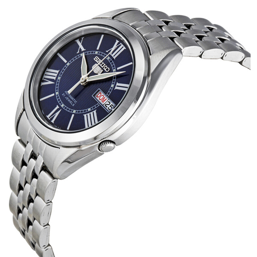 Seiko 5 Automatic Blue Dial Stainless Steel Men's Watch SNKL31 ...