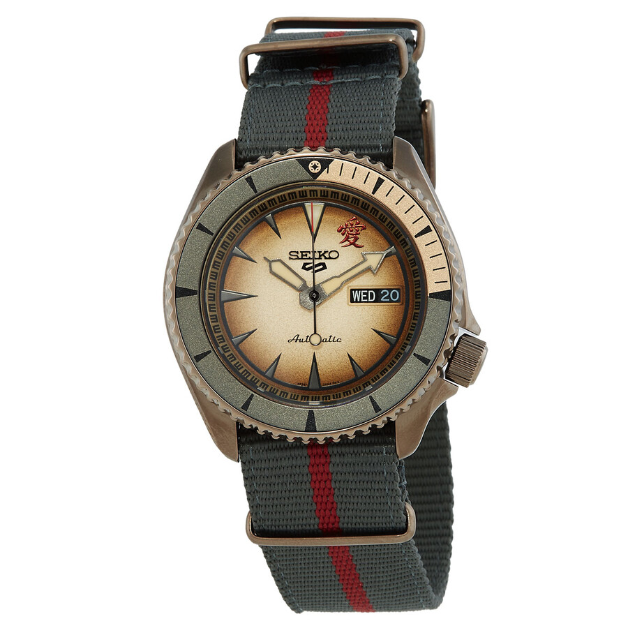 Seiko 5 Sports Naruto & Boruto Limited Edition Automatic Champagne Dial ...